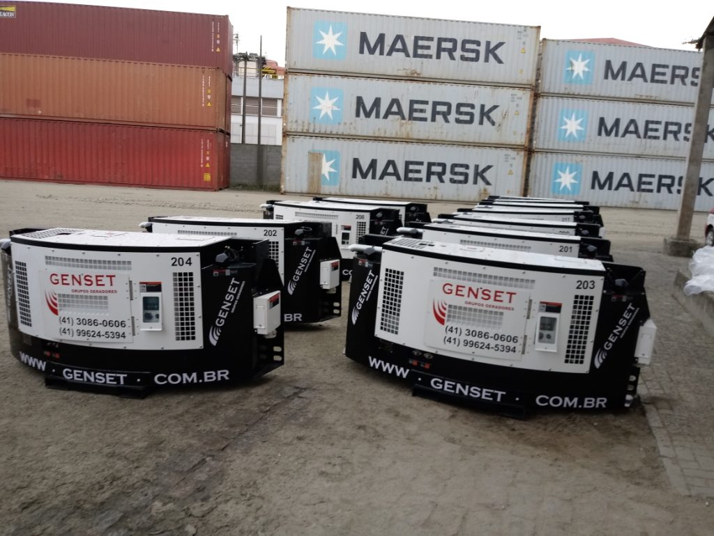 Geradores para Container Refrigerado - Genset Grupos Geradores de Energia